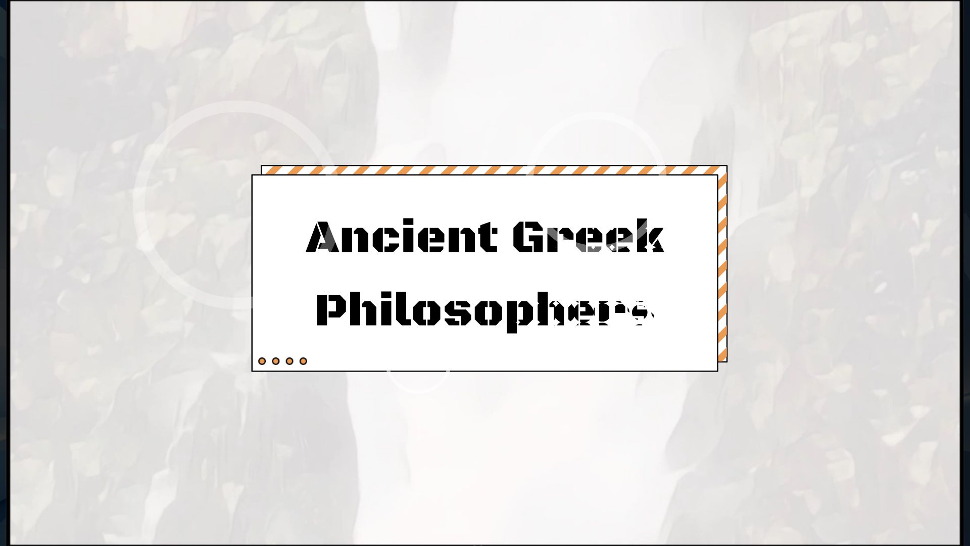 Ancient Greek Philosophers. - Animated Video By Pixel_Patron - Mango ...