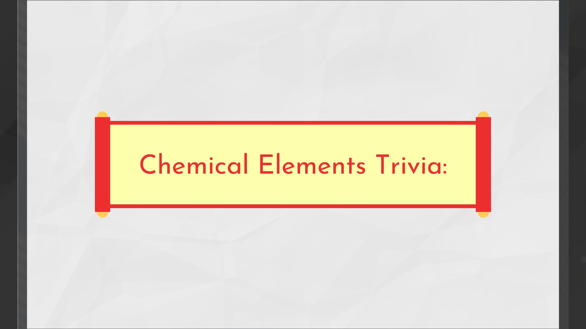 Chemical Elements Trivia:. - Animated Video By Animation_Diva - Mango ...