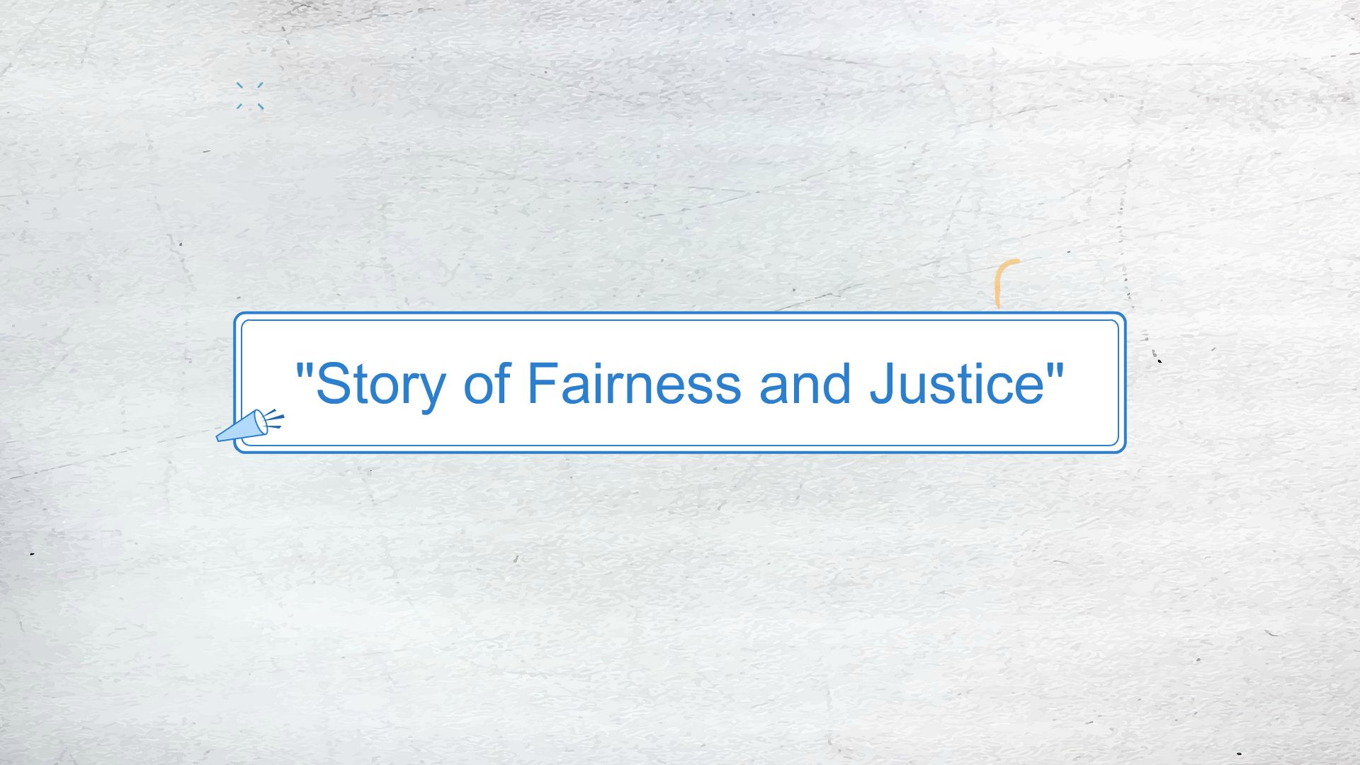 "Story of Fairness and Justice". - Talking Head Video By sajjal ali ...