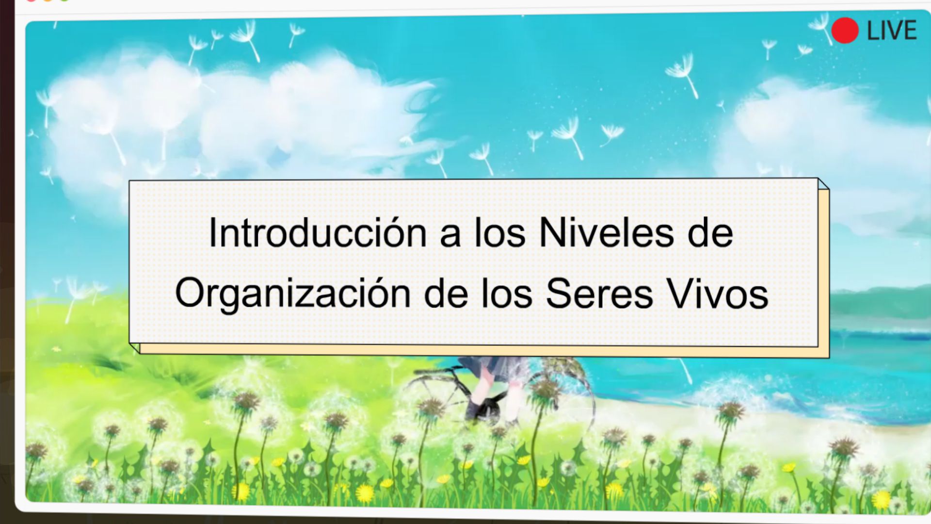 Introducción a los Niveles de Organización de los Seres Vivos ...