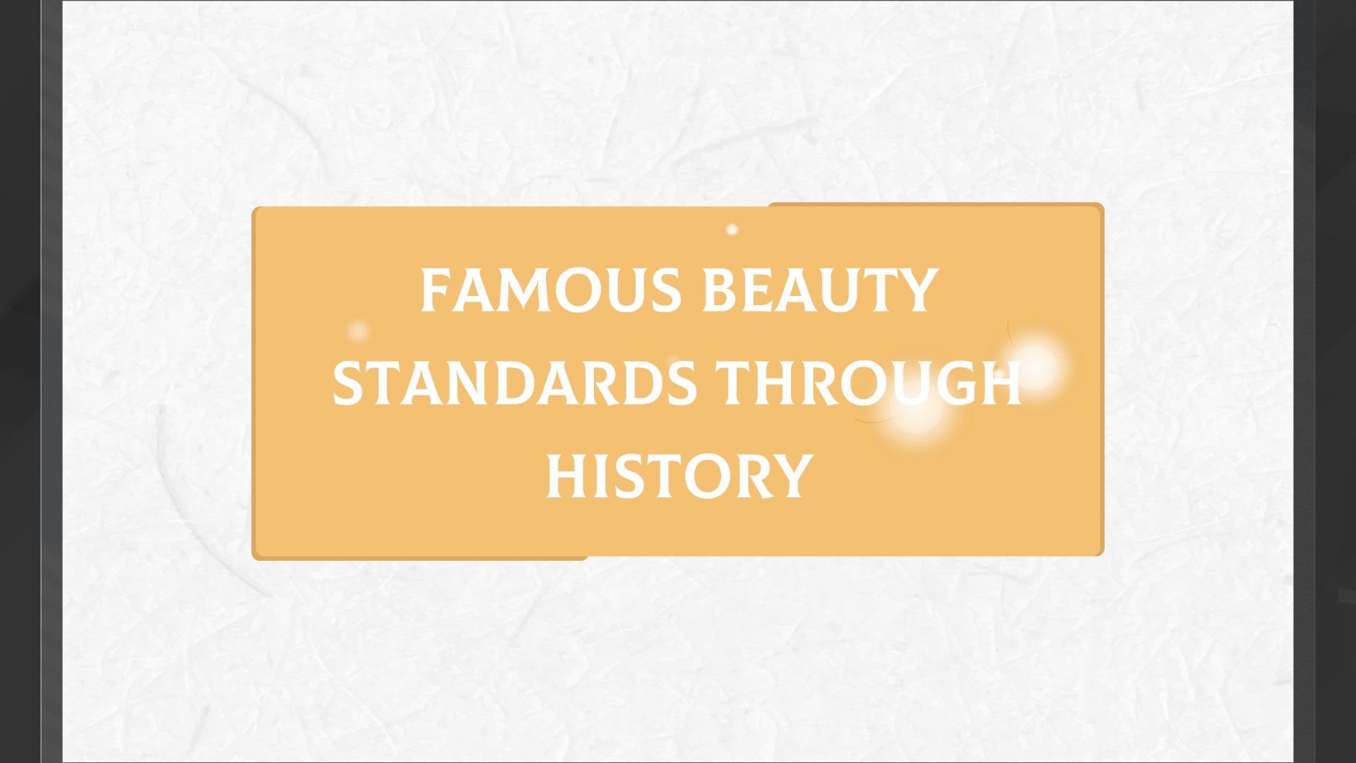 Famous Beauty Standards Through History. - Animated Video By Digi ...