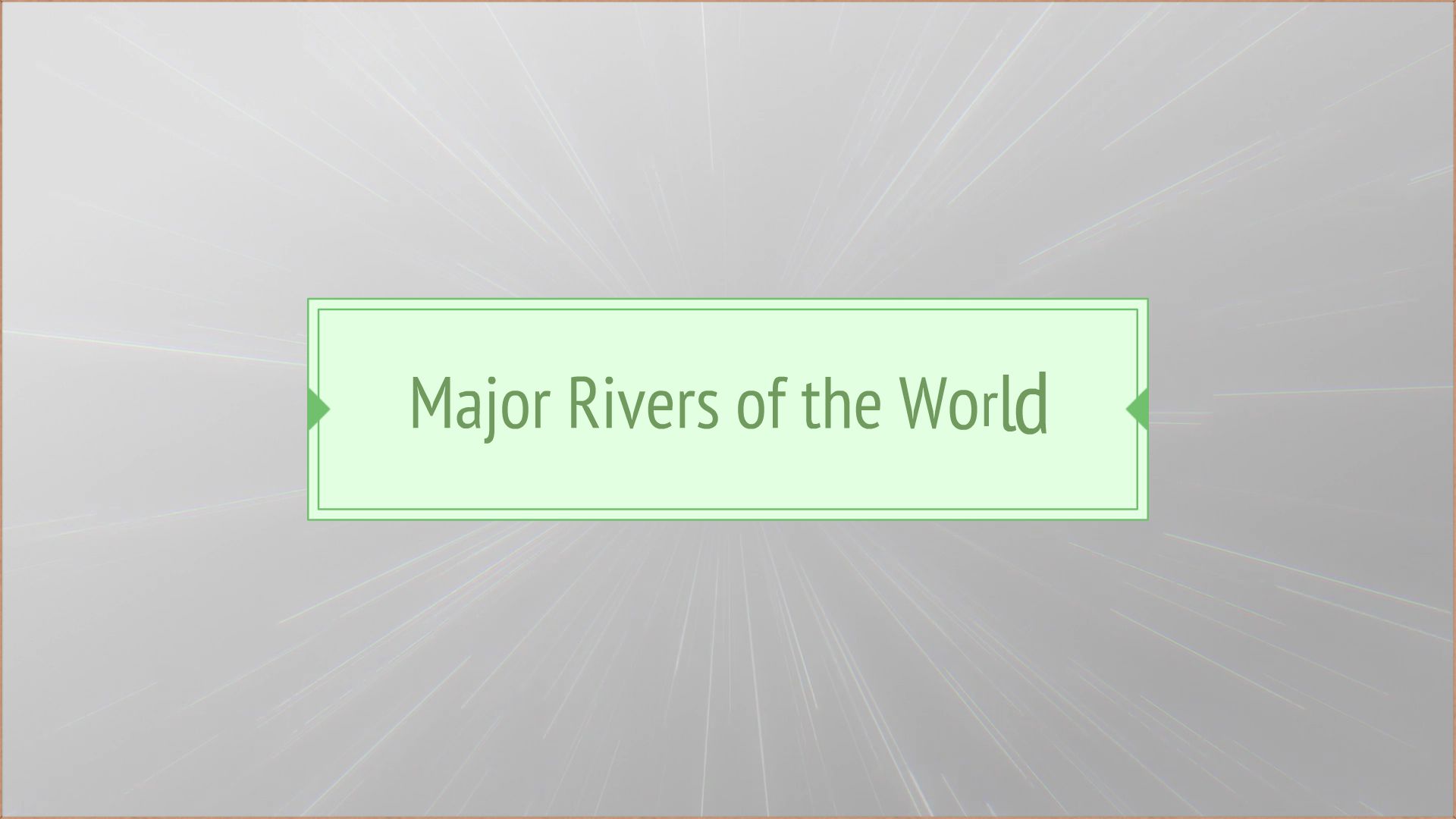 Major Rivers of the World. - Animated Video By Anime_Holic - Mango Animate