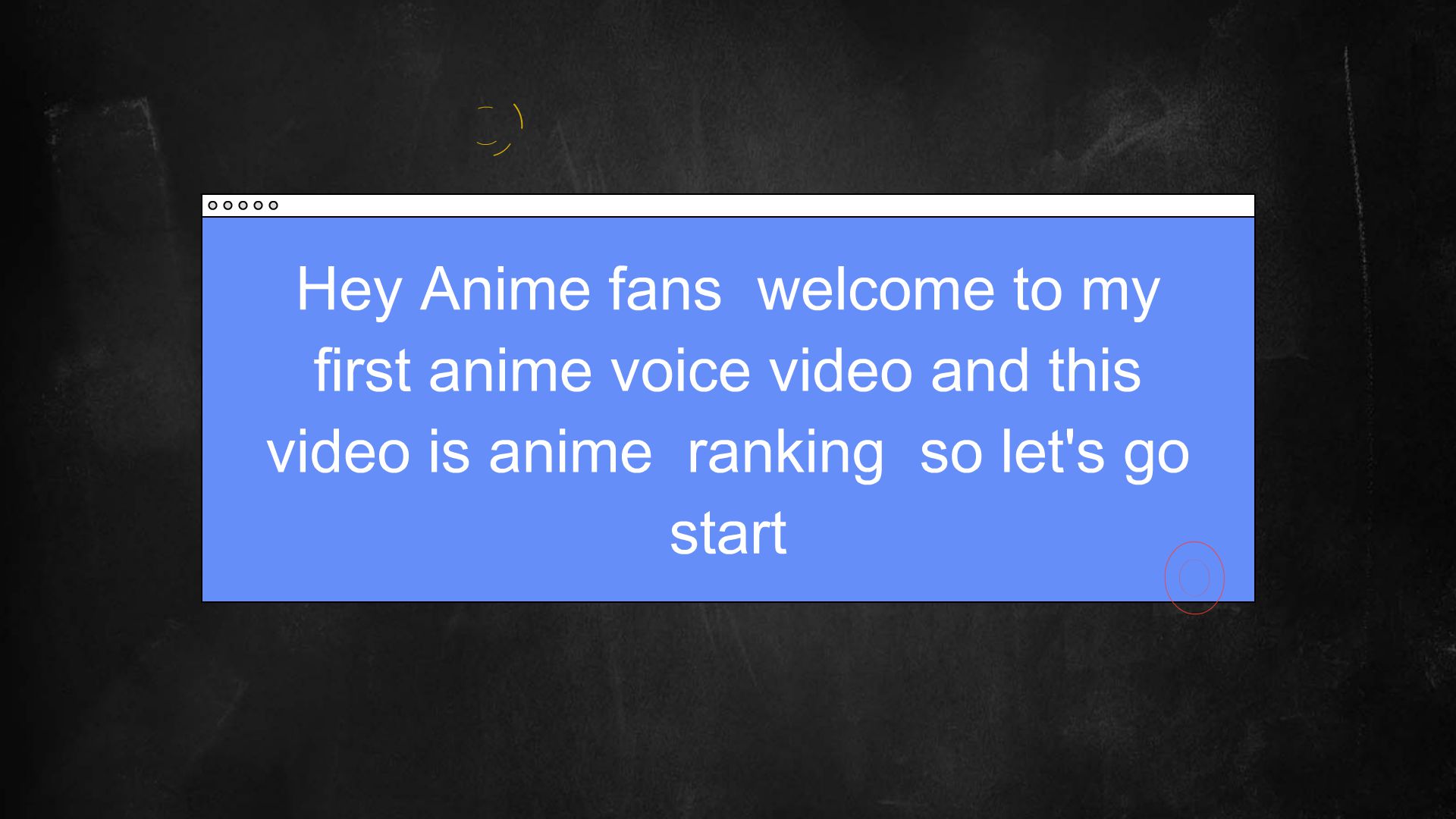 Hey Anime fans welcome to my first anime voice video and this video is ...