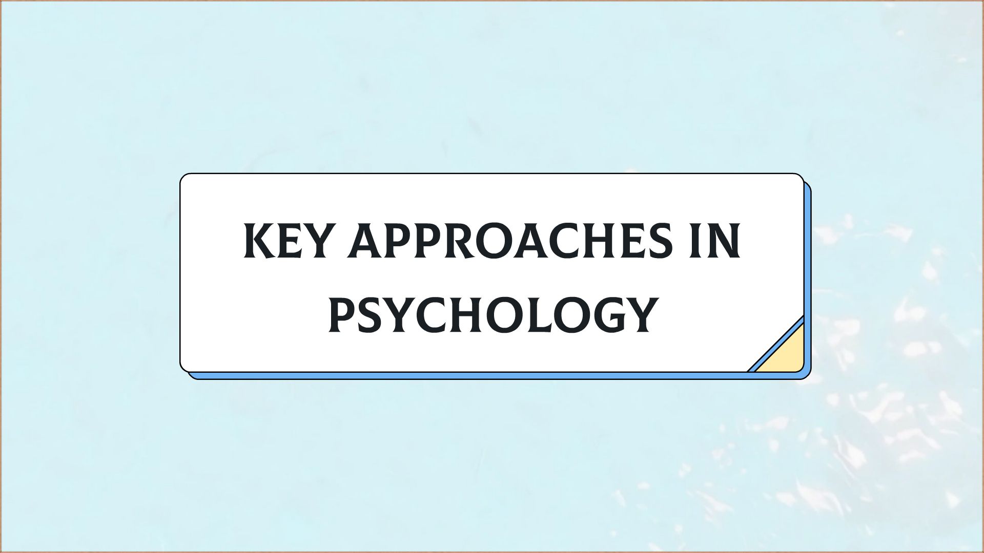 Key Approaches in Psychology. - Animated Video By Anime_Devotee - Mango ...