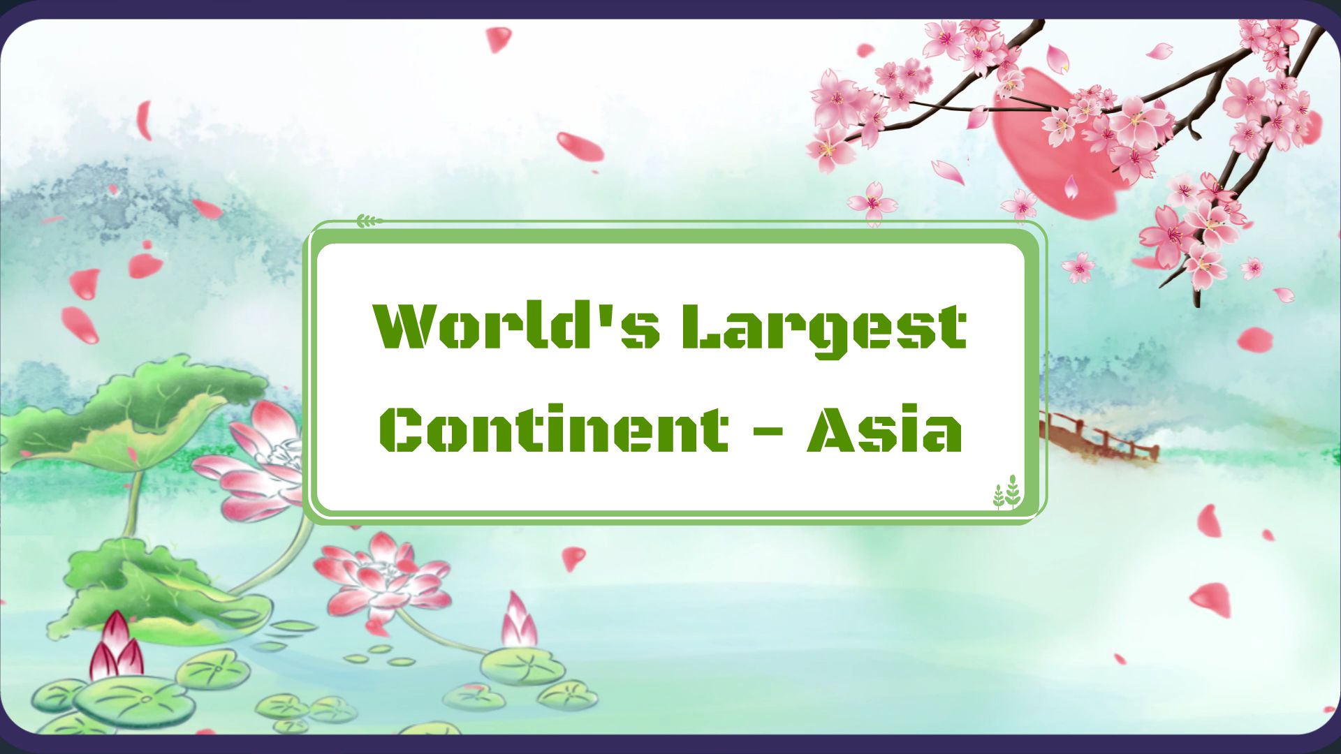 World's Largest Continent - Asia. - Animated Video By Cartoon_Addict ...