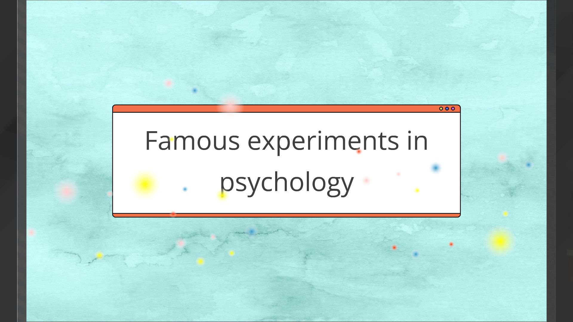 Famous experiments in psychology. - Animated Video By Furry_Friend ...