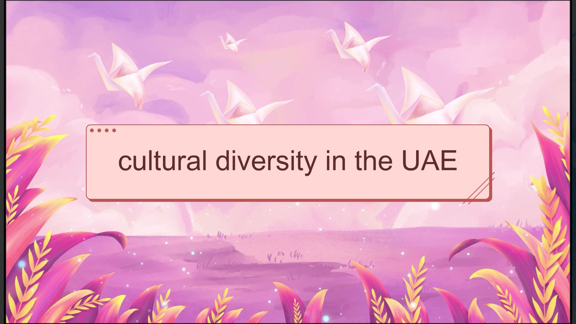 cultural diversity in the UAE - Animated Video By Ali Alshemeili ...