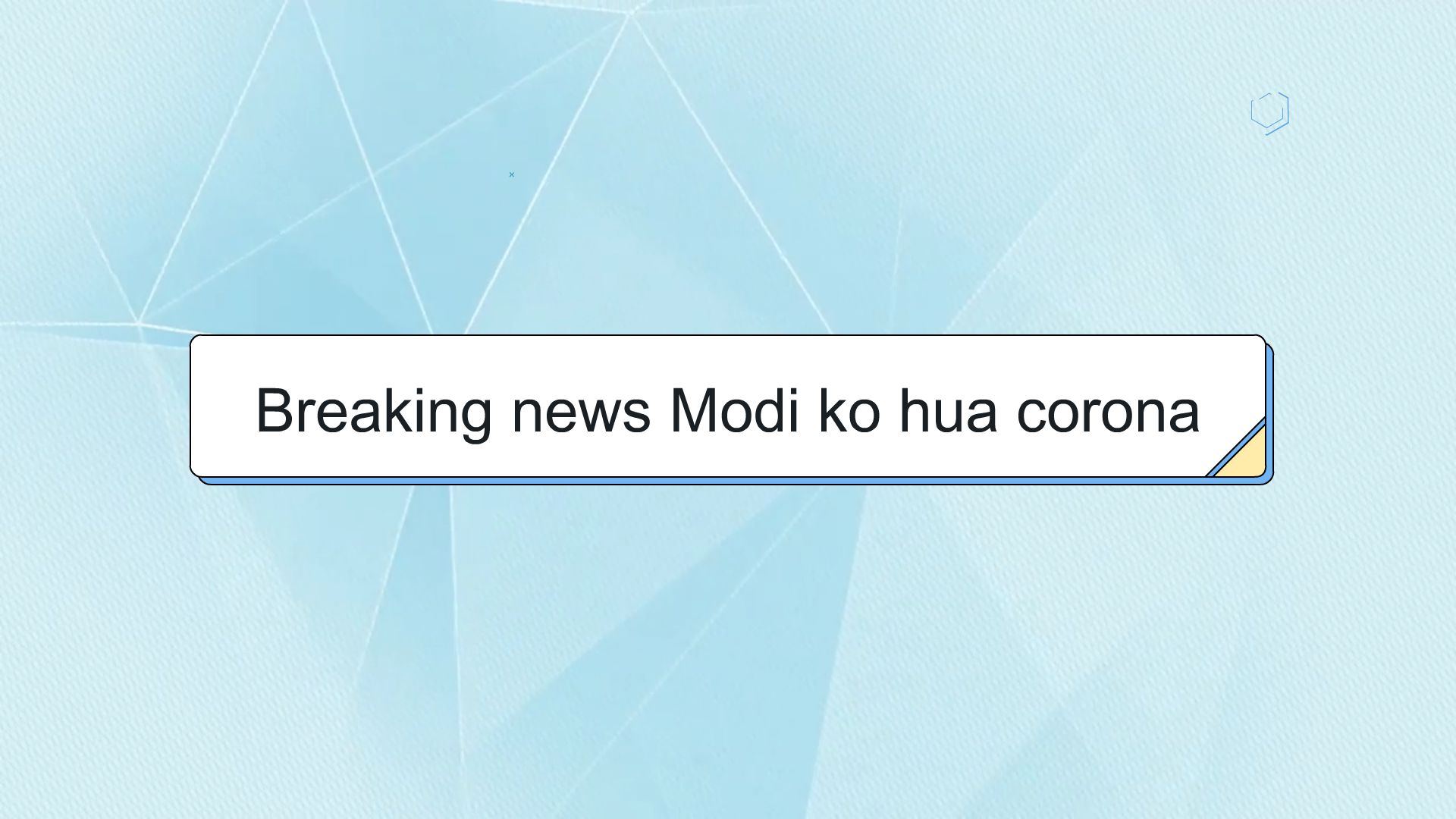 Breaking news Modi ko hua corona. - Talking Head Video By Akhil Editz ...