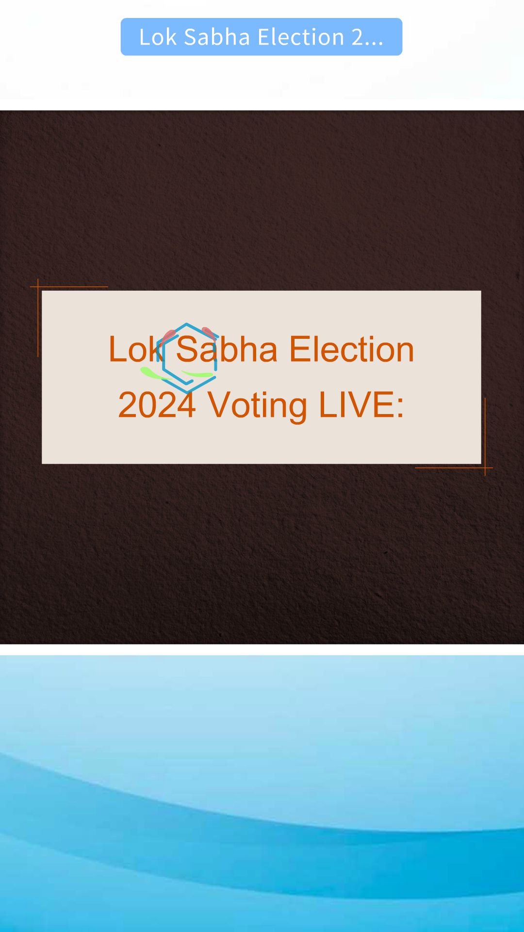 Lok Sabha Election 2024 Voting LIVE:. - Animated Video By FB_aony0193 ...