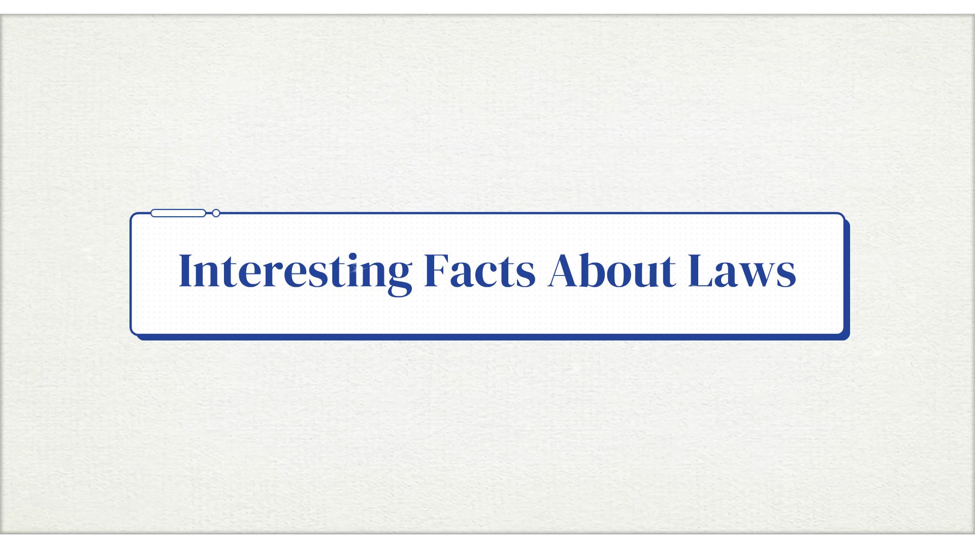 Interesting Facts About Laws. - Animated Video By Cartoon_Lover - Mango ...