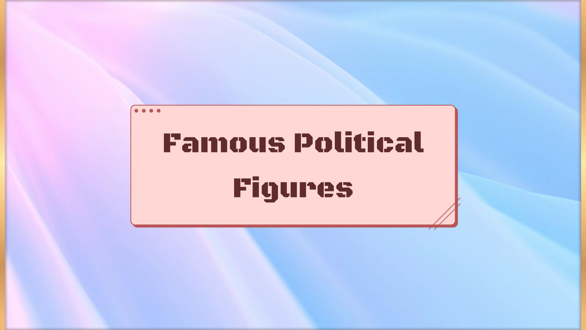 Famous Political Figures. - Animated Video By Animated_Maestro - Mango ...