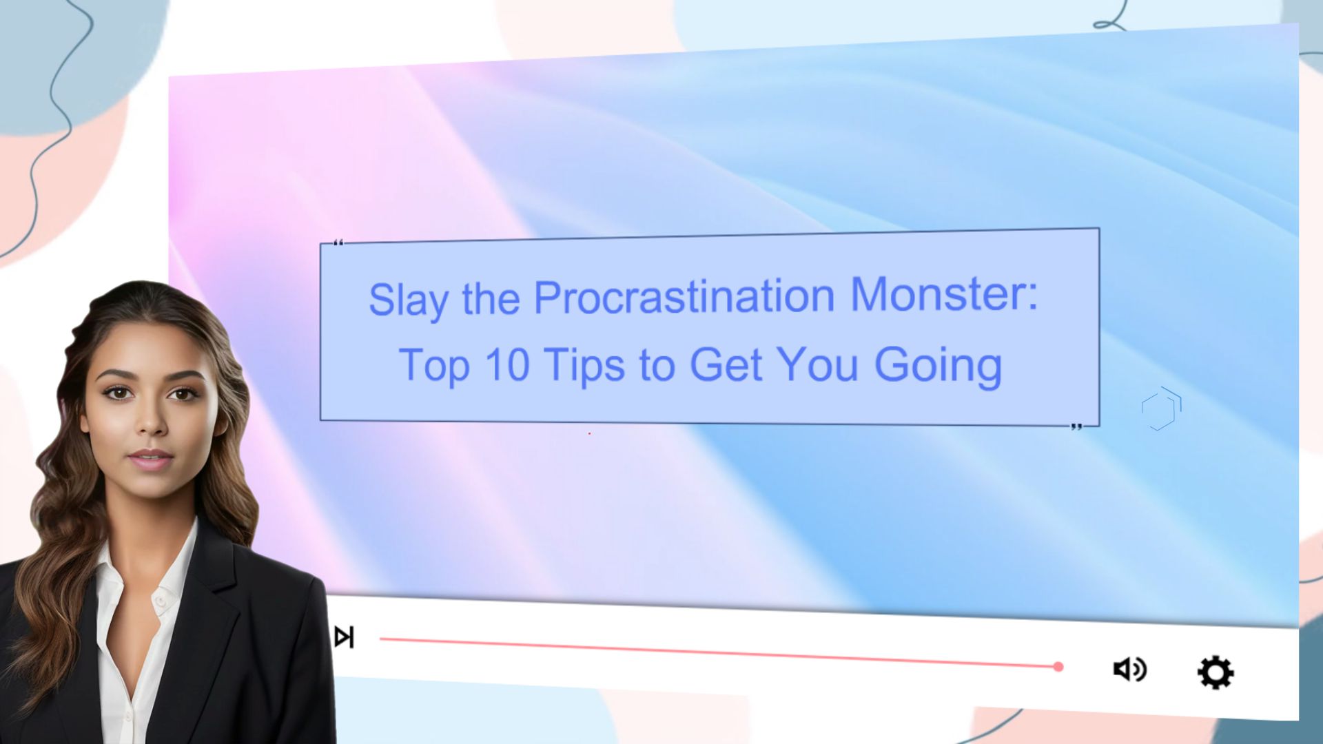 Slay the Procrastination Monster: Top 10 Tips to Get You Going. - Animated Video By Gr Fule ...