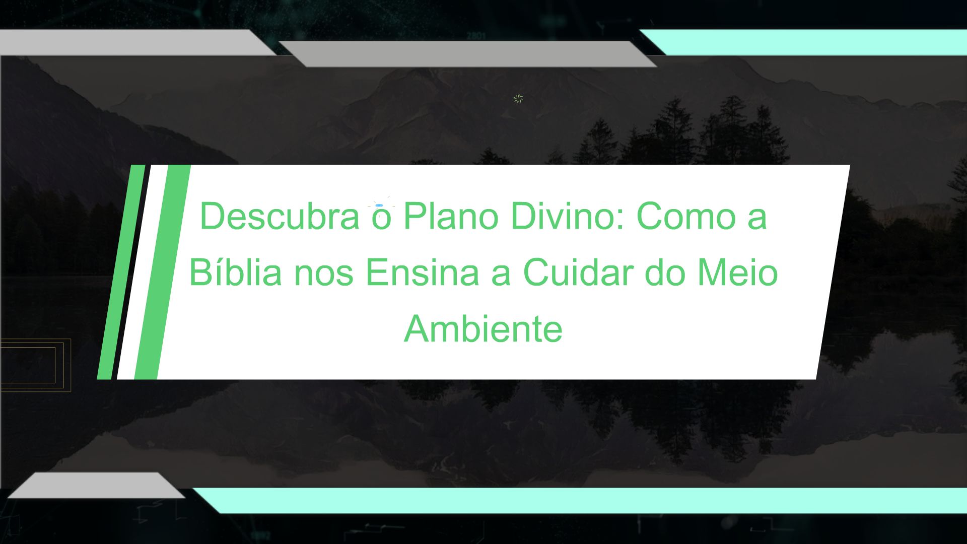 Descubra o Plano Divino: Como a Bíblia nos Ensina a Cuidar do Meio ...