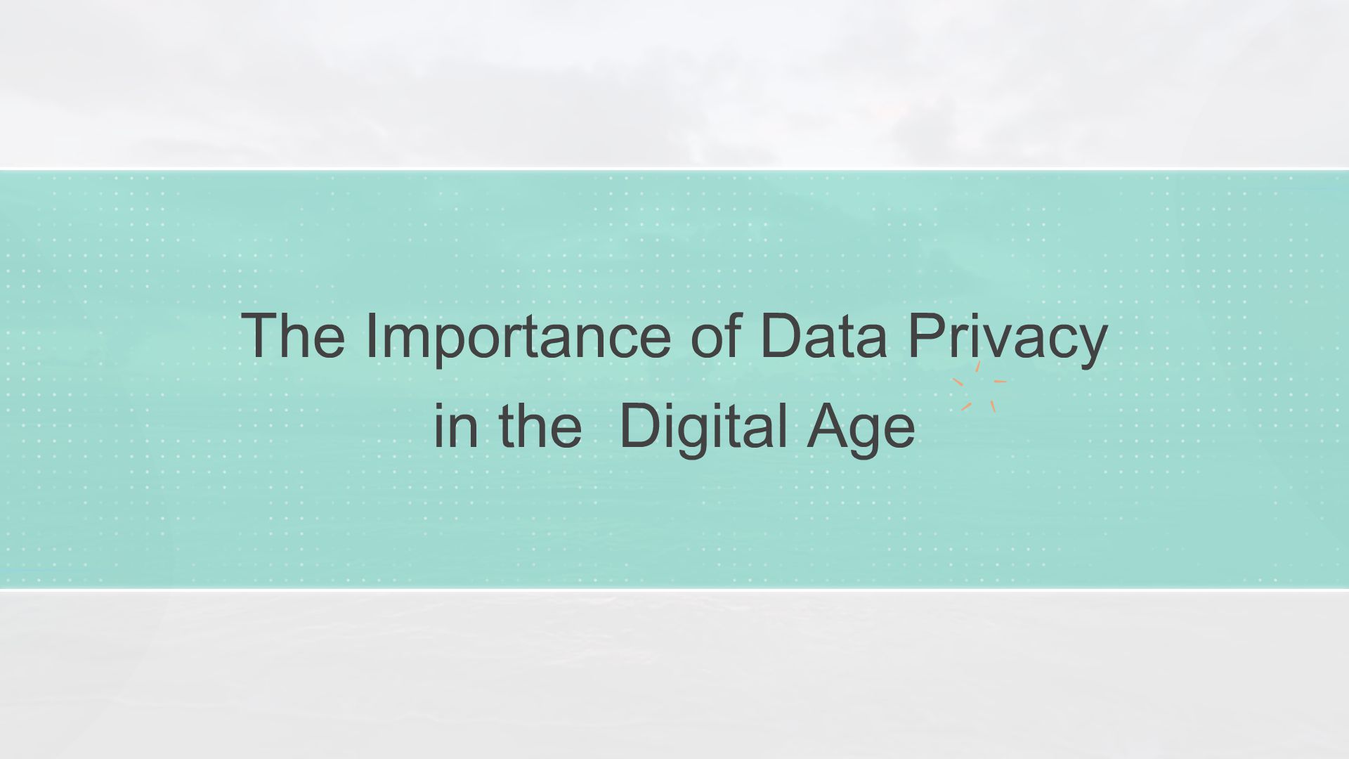 The Importance of Data Privacy in the Digital Age. - Animated Video By ...