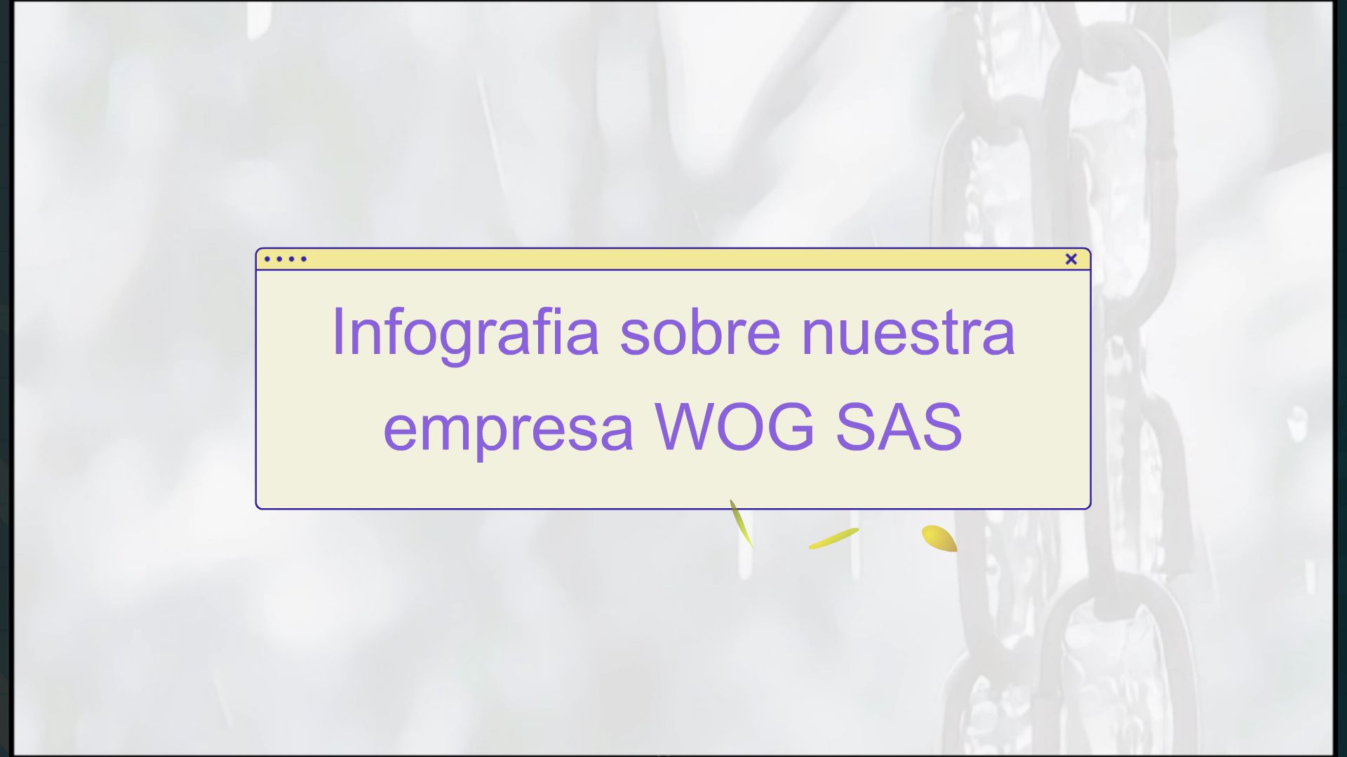 Infografia sobre nuestra empresa WOG SAS. - Animated Video By Monica ...