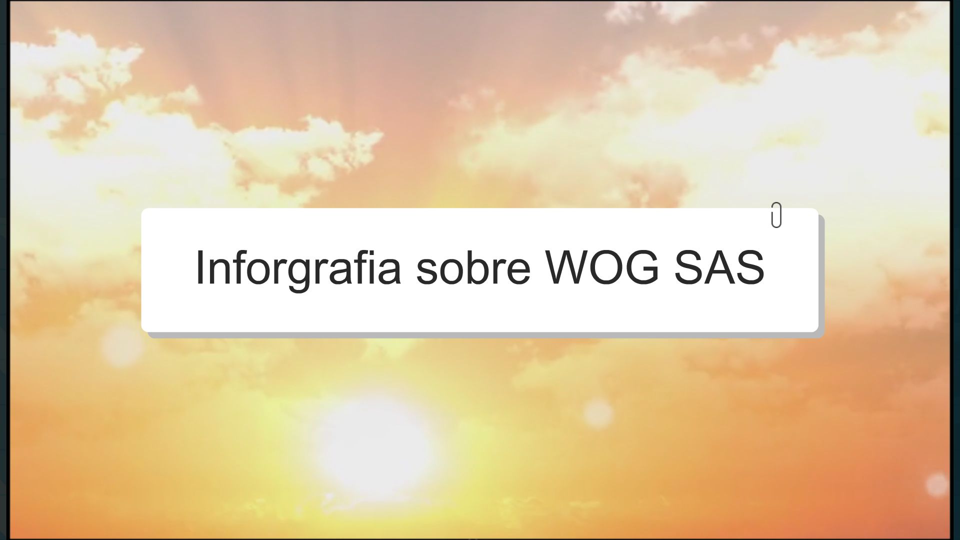 Inforgrafia sobre WOG SAS. - Animated Video By Monica alejandra Morales ...