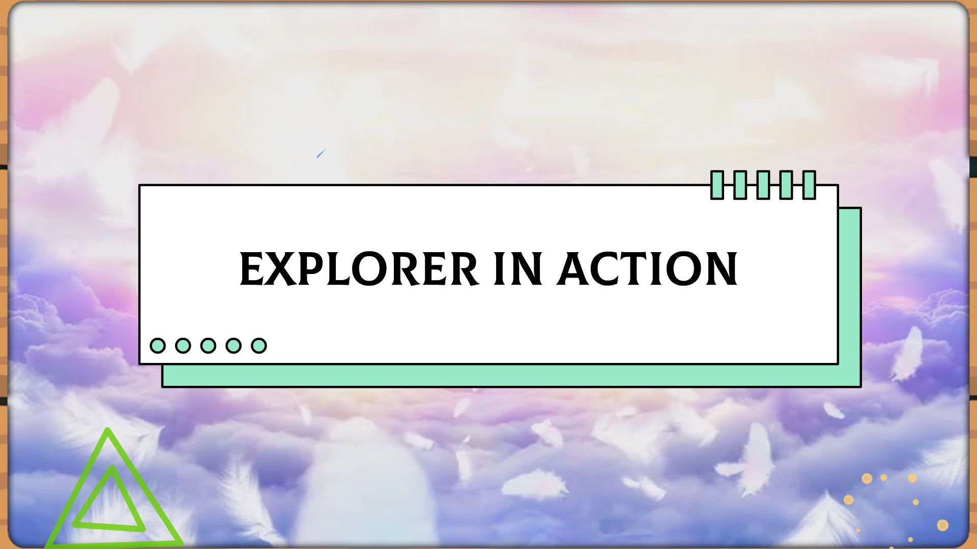 explorer in action. - Animated Video By Computer staff - Mango Animate