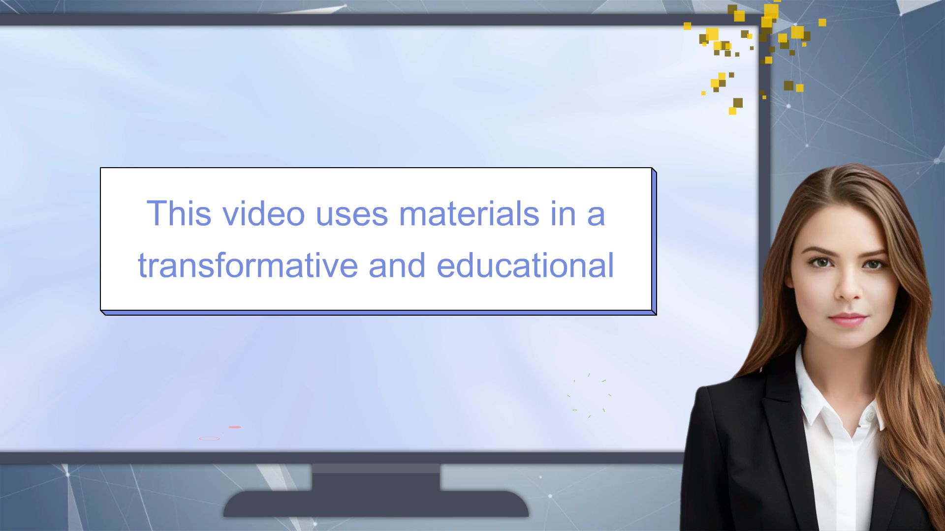 This video uses materials in a transformative and educational. - Animated Video By Jesse_deek ...
