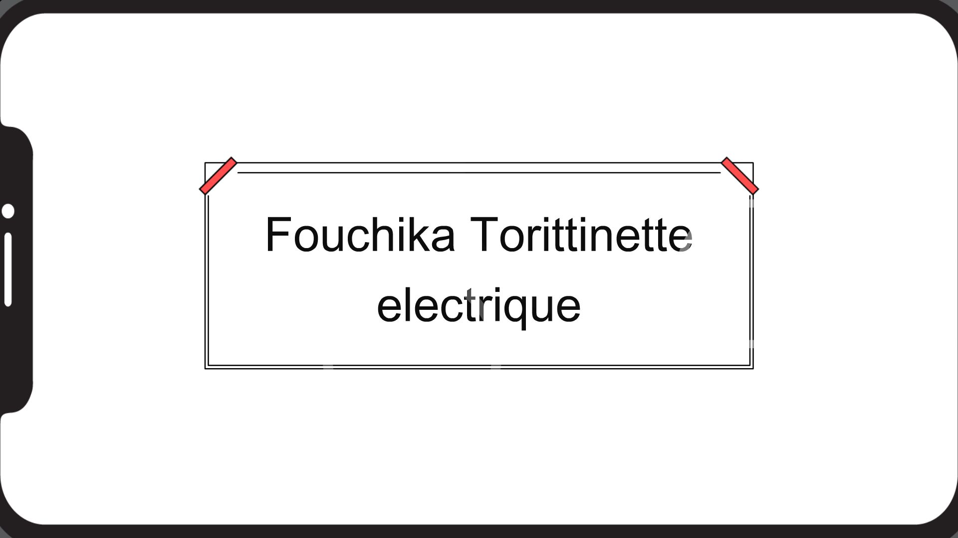 Fouchika Torittinette electrique. - Animated Video By fourat kh - Mango ...
