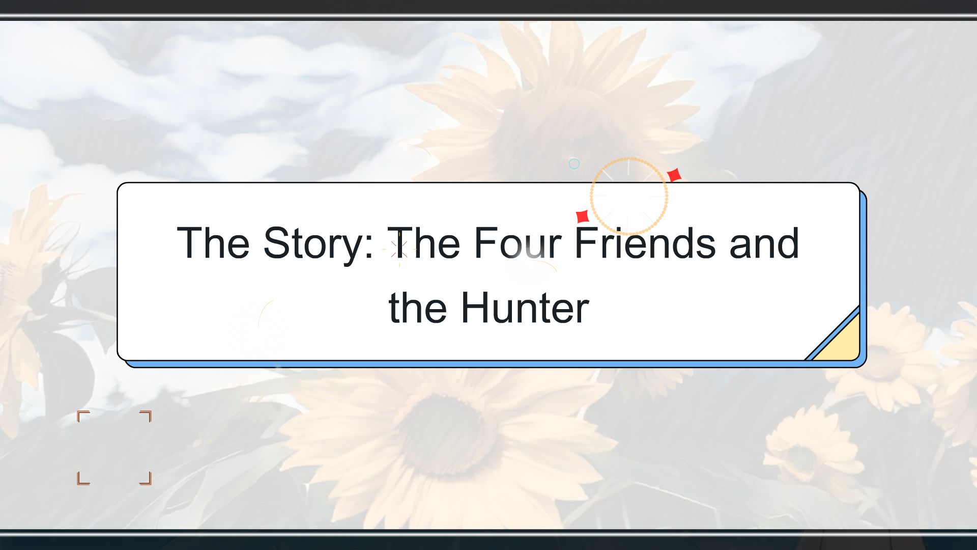 The Story: The Four Friends and the Hunter. - Animated Video By Neha ...