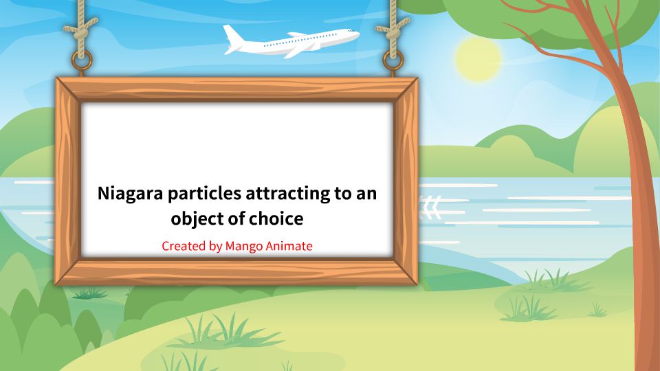 Niagara particles attracting to an object of choice animation video ...