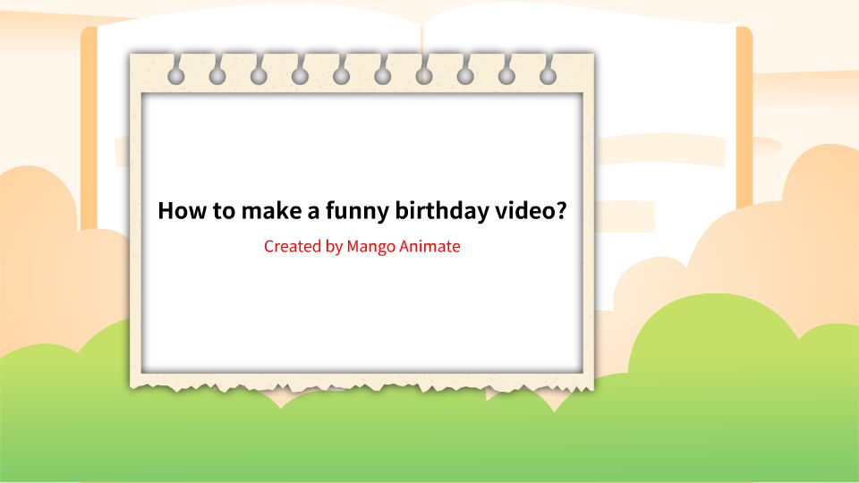 How to make a funny birthday video? animation video created by Cartoon ...