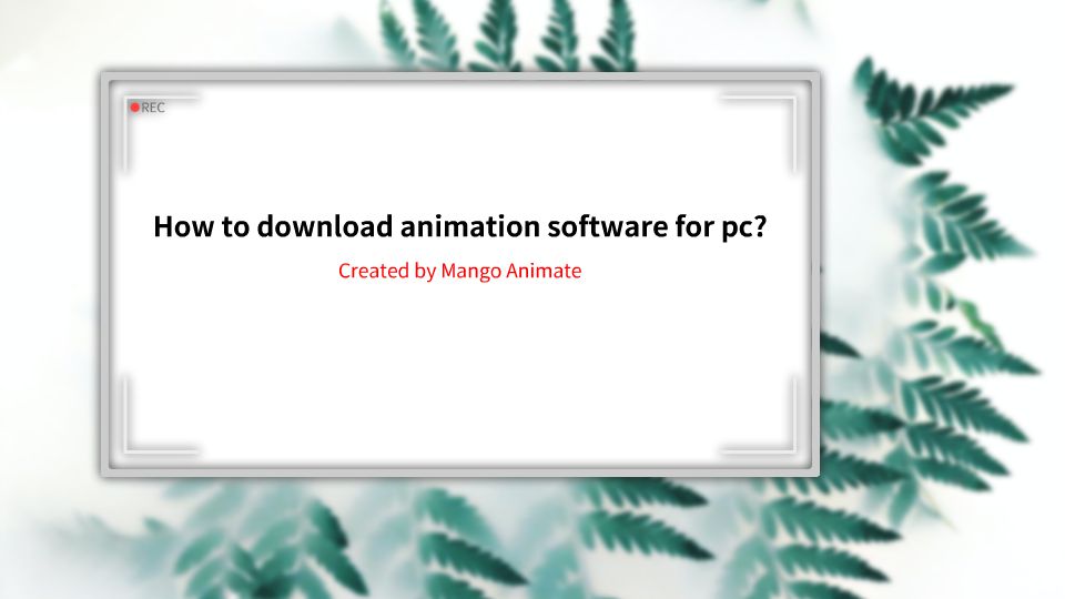 How to download animation software for pc? animation video created by ...
