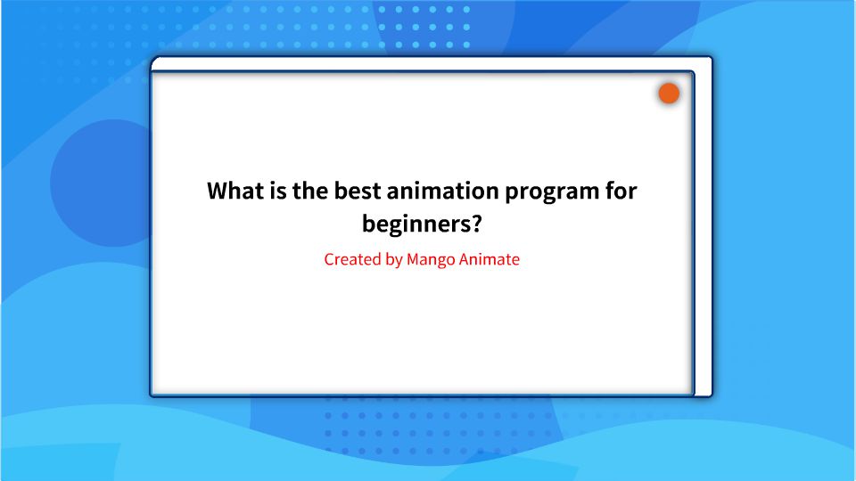 What is the best animation program for beginners? animation video ...