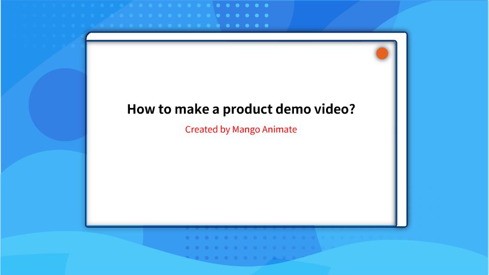 How to make a product demo video? animation video created by Anime ...