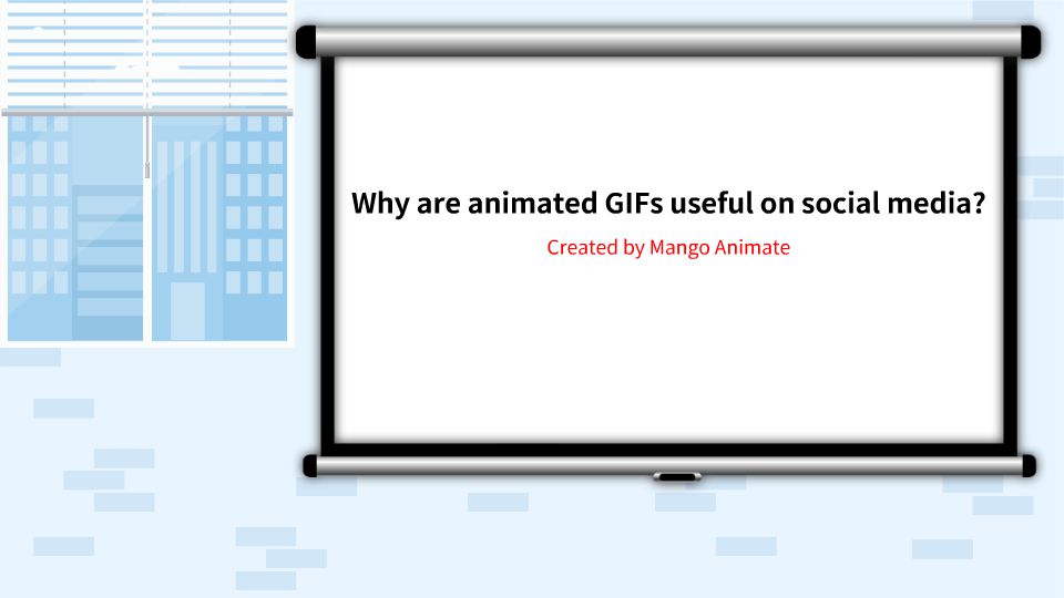 Why are animated GIFs useful on social media? animation video created ...