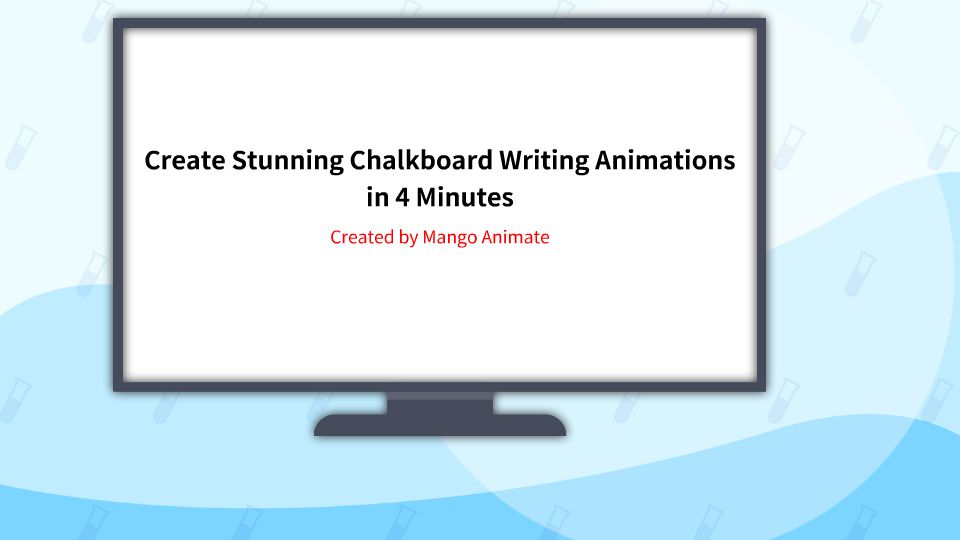 Create Stunning Chalkboard Writing Animations in 4 Minutes animation ...