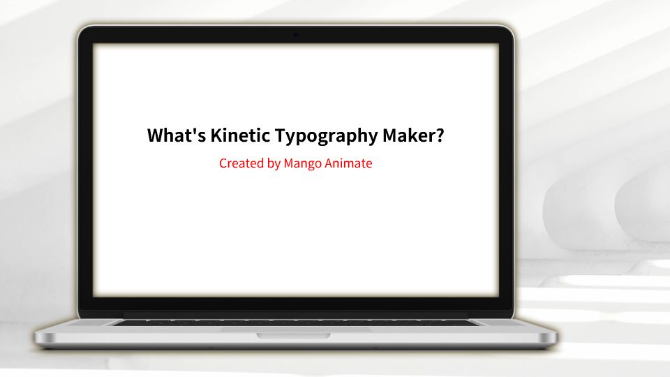 What's Kinetic Typography Maker? animation video created by Animation ...
