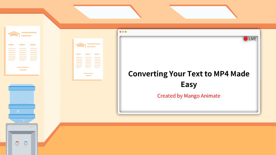 Converting Your Text to MP4 Made Easy animation video created by Toon ...